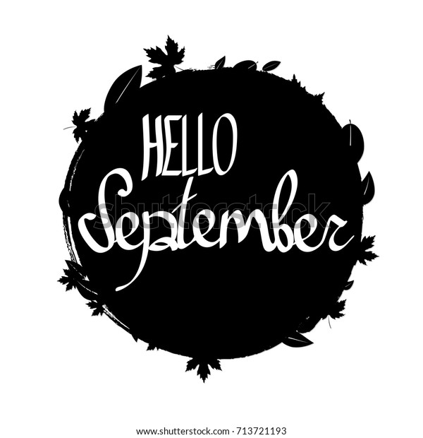 Hello September Banner Design Template Vector Stock Vector (Royalty ...