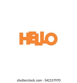 Hello Smile Greeting Logo Vector Stock Vector (Royalty Free) 542157970 ...