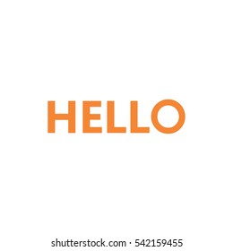Hello Smile Greeting Logo Vector Stock Vector (Royalty Free) 542159455 ...