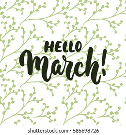 4,446 imágenes de Hello march calligraphy - Imágenes, fotos y vectores ...