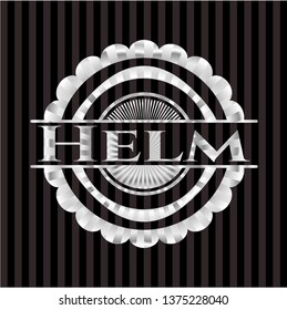 Helm Silver Badge Stock Vector (Royalty Free) 1375228040 | Shutterstock