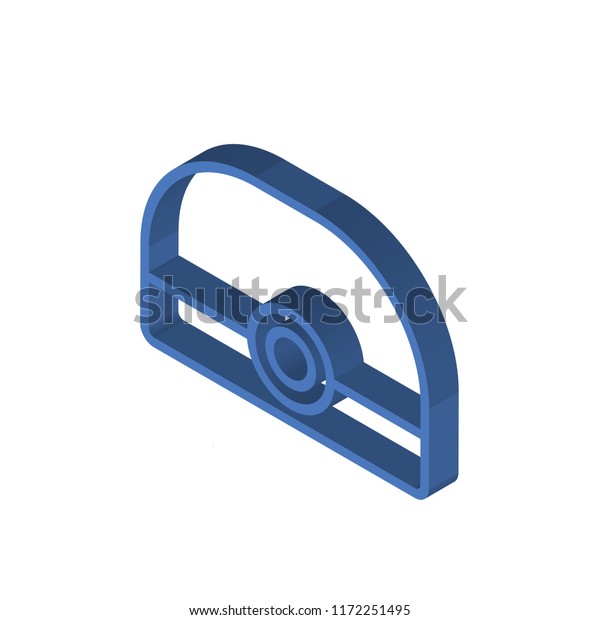 Helmet Isometric Left Top View 3d Stock Vector (Royalty Free ...