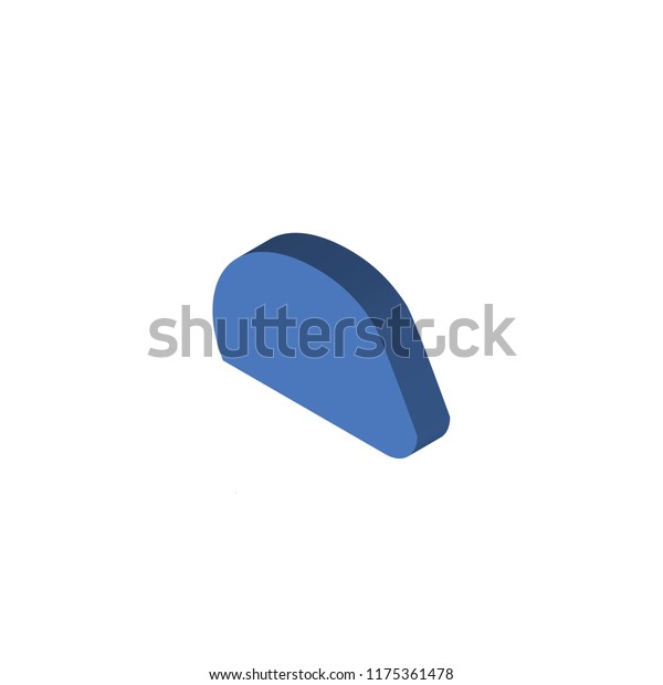 Helmet Isometric Left Top View 3d Stock Vector (Royalty Free ...