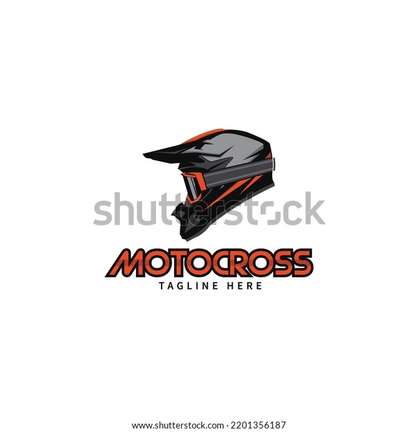 Helmet Motor Cross Motor Cross Logo Stock Vector (Royalty Free ...
