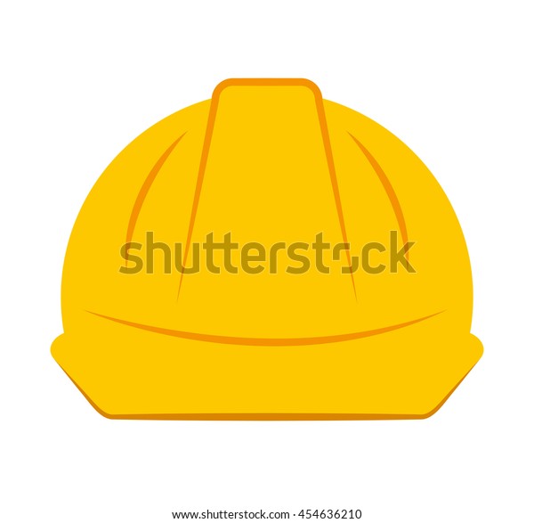 Helmet Worker Security Icon Graphic Isolated Stock Vector (Royalty Free ...