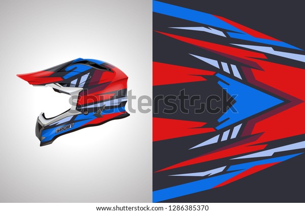 Helmet Wrap Designs Vector Livery Helmet: เวกเตอร์สต็อก (ปลอดค่า ...