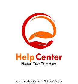 Help Center Logo Template Illustration Stock Vector (Royalty Free ...