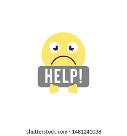Imágenes, fotos de stock y vectores sobre Emoji Help | Shutterstock