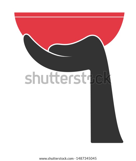 Help Feed Hungry Child Hunger Prevention Stock Vector (Royalty Free ...