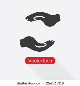 Help Hand Icon Vector Illustration Eps10 Stock Vector (Royalty Free ...