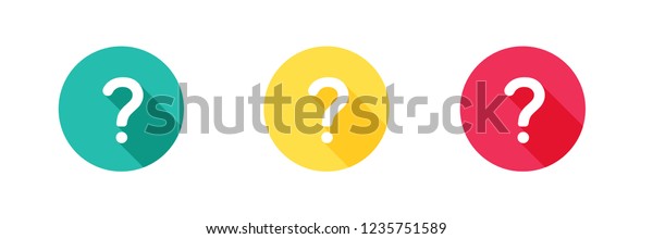 Help Icon Green Yellow Red Background Stock Vector (Royalty Free ...