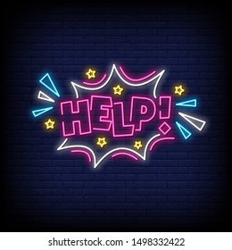 Smack Neon Signs Style Text Vector Stock Vector (Royalty Free) 1523966087