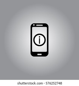Help Phone Icon Vector Illustration Stock Vector (Royalty Free ...