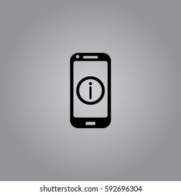 Help Phone Icon Vector Illustration Stock Vector (Royalty Free ...