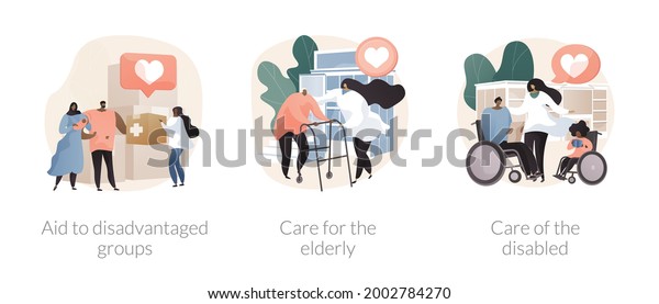 Help Vulnerable People Abstract Concept Vector Stock Vector (Royalty ...
