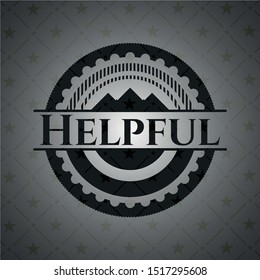 Helpful Black Badge Vector Illustration Detailed: เวกเตอร์สต็อก (ปลอด ...