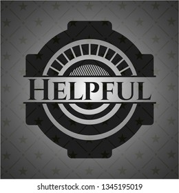 Helpful Dark Badge Stock Vector (Royalty Free) 1345195019 | Shutterstock
