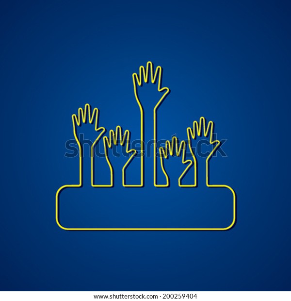 Helping Hand Design Background Stock Vector Stock Vector (Royalty Free ...