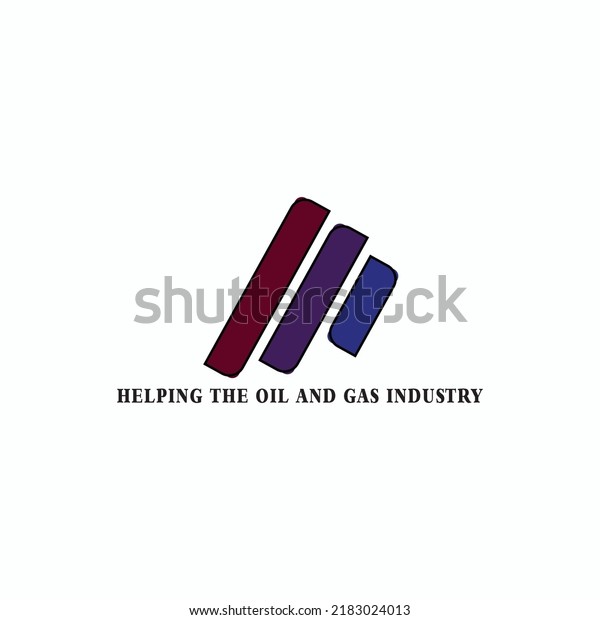 Helping Oil Gas Industry Technology Logo Stock Vector (Royalty Free ...