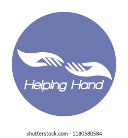 Helping Organization Logo Stock Vector (Royalty Free) 1180580584