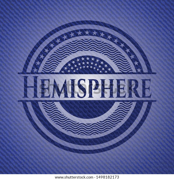 Hemisphere Jean Texture Vector Illustration Detailed Stock Vector ...