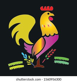 Hen Design Vector Illustration Stock Vector (Royalty Free) 1560956300