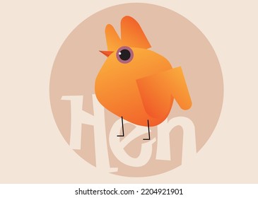 Hen Logo Artwork Vector Illustration Stock Vector (Royalty Free ...