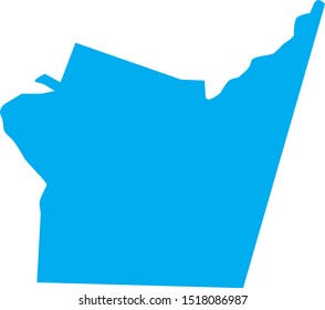 Henry County Map State Virginia Stock Vector (Royalty Free) 1518086987 ...