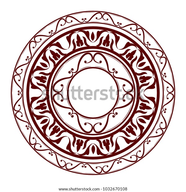 Heraldic Cartouche Symbol Stock Vector (Royalty Free) 1032670108 ...