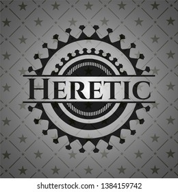 Heretic Dark Emblem Retro Vector Illustration Stock Vector (Royalty ...