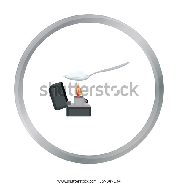 Heroin Icon Cartoon Style Isolated On Stock Vector (Royalty Free ...