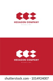 Hexagon Company Logo Template Stock Vector (Royalty Free) 1014924007 ...