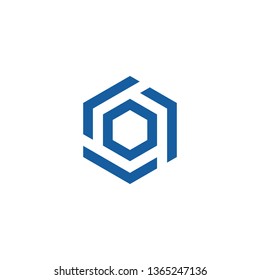 Hexagon Cube Logo Design Template Abstract Stock Vector (Royalty Free ...