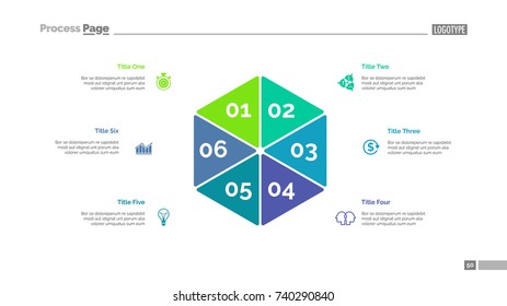 Hexagon Diagram Slide Template Stock Vector (Royalty Free) 740290840 ...
