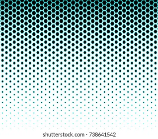 Hexagon Fade Pattern Blue Sky Stroke Stock Vector (Royalty Free ...