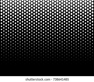 Hexagon Fade Pattern White Color Black Stock Vector (Royalty Free ...
