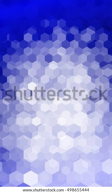 Hexagon Geometry Pattern Blue Color Vector: vector de stock (libre de ...