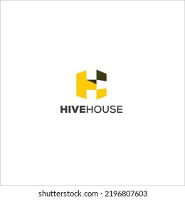 Hexagon H Shape Container Home Vector Stock Vector (Royalty Free ...