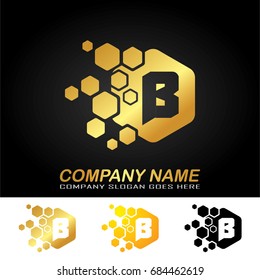 Hexagon Letter R Logo Design Vector Stock Vector (Royalty Free ...