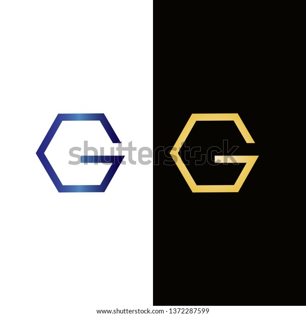 Hexagon Letter G Logo Design Real Stock Vector (Royalty Free ...