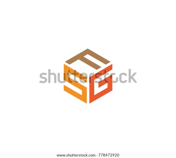 Hexagon Logo Letter Fsg Logo Template Stock Vector (Royalty Free ...