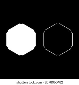 546 Six corner icon set Images, Stock Photos & Vectors | Shutterstock