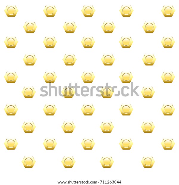 Hexagon Shape Gold Background Illustration Stock Vector (Royalty Free ...