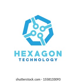 Hexagon Tech Logo Design Inspiration Business Stock Vector (Royalty ...