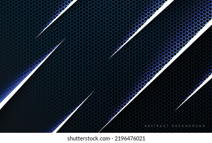 Hexagon Texture Black Background Slash Diagonal Stock Vector (Royalty ...