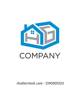 Real Estate Logo Design Vector Stock Vector (Royalty Free) 1269997177