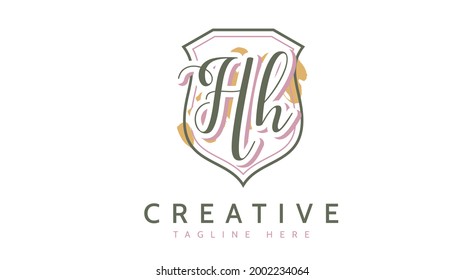 Hh Initials Handwriting Logo Vector Stock Vector (Royalty Free) 2002234064 | Shutterstock
