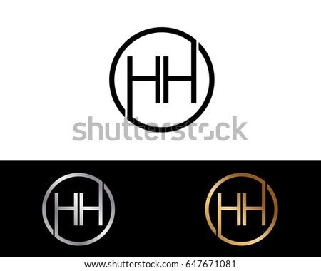 Hh Logo Letter Design Vector Red Stock Vector (Royalty Free) 647671081 ...