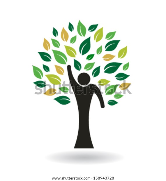 Hi 5 People Tree Stock Vector (Royalty Free) 158943728 | Shutterstock