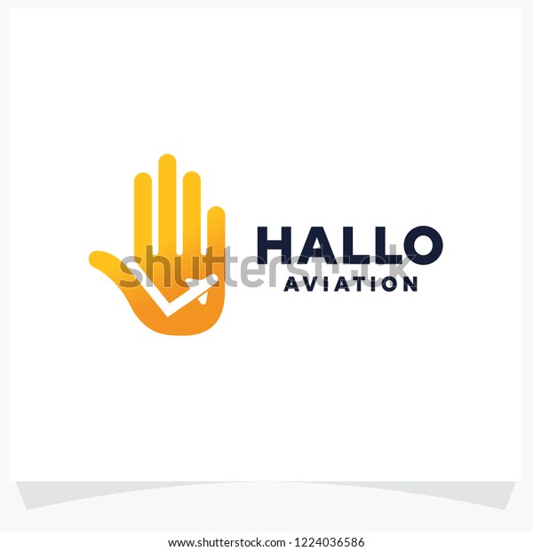 Hi Aviation Logo Hi Fly Logo Stock Vector (Royalty Free) 1224036586 ...